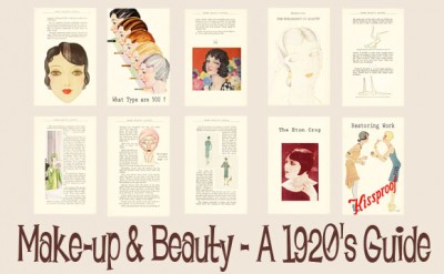 1920s Makeup Tutorial Book - Vintage Makeup Guides