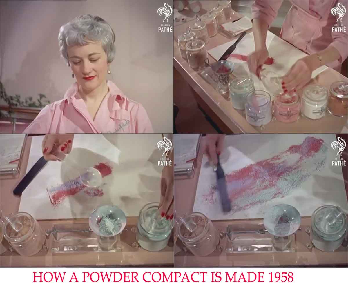 Making a Powder Compact 1958 - Vintage Makeup Guides